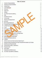 Written Safety Program | Arc Flash Training