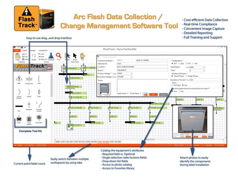 FlashTrack™ Interface | Arc Flash Training