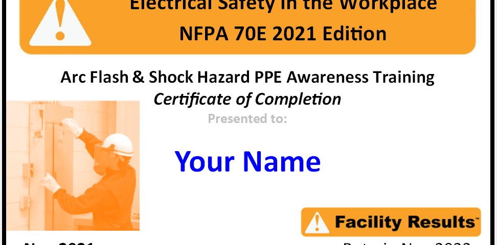NFPA 70E Training Requirments